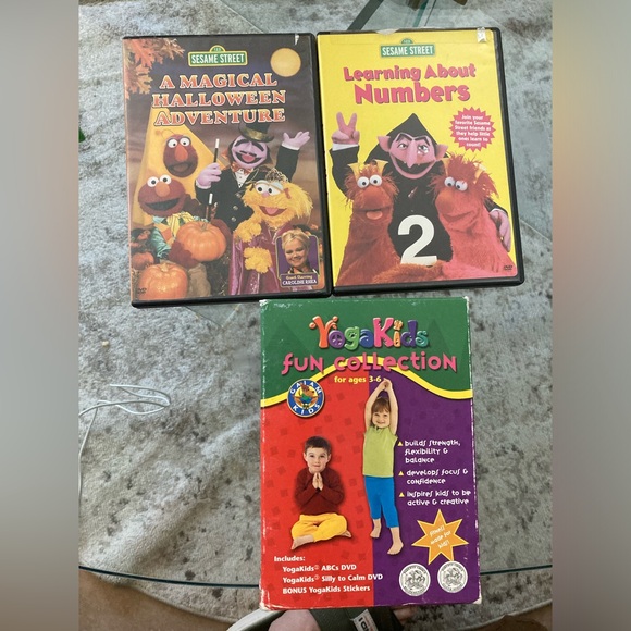 Other | 4 Kids Dvd Lot Sesame Street A Magical Halloween Adventure Etc ...